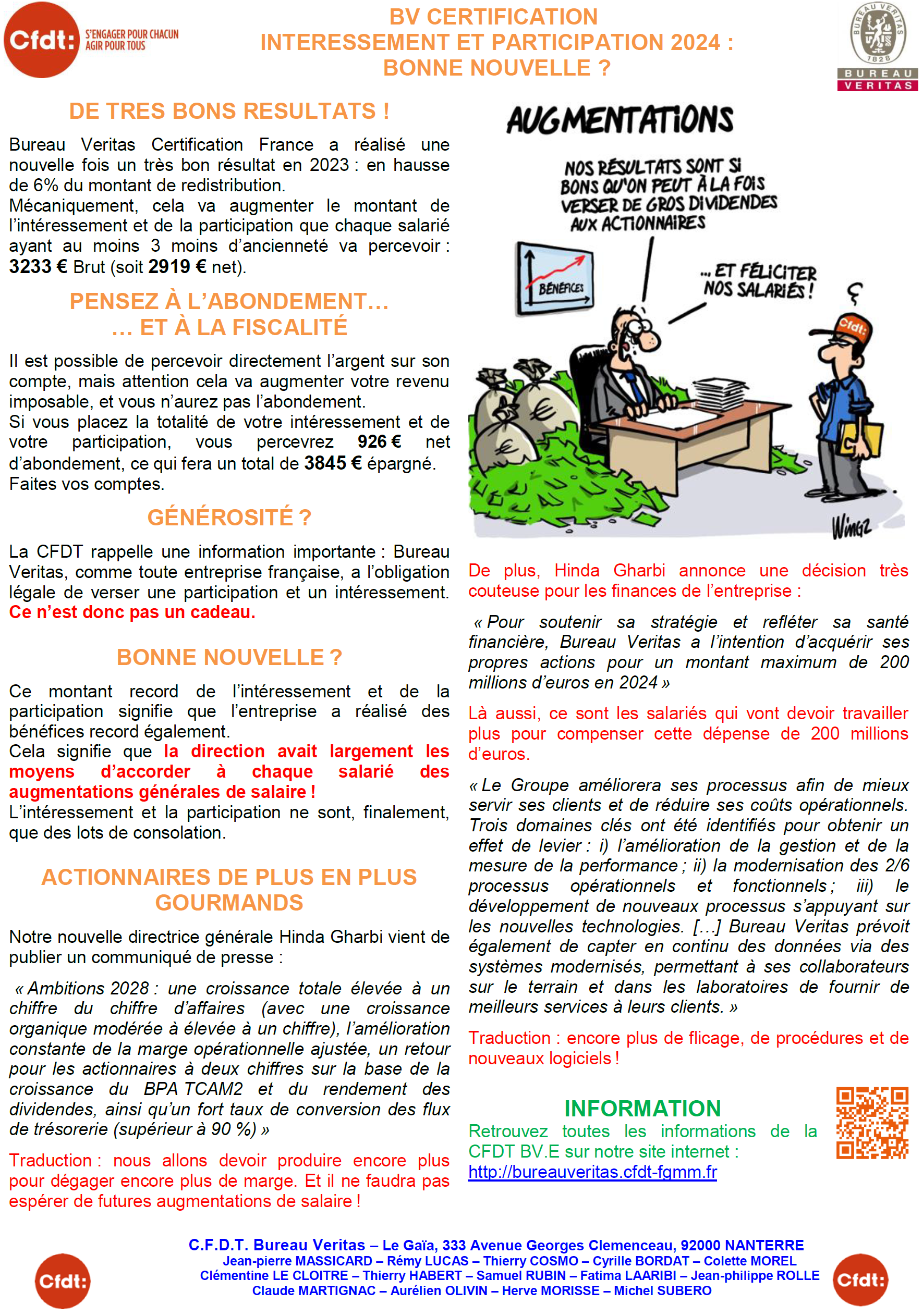 BV.CERT : INTÉRESSEMENT ET PARTICIPATION 2024 : BONNE NOUVELLE ...